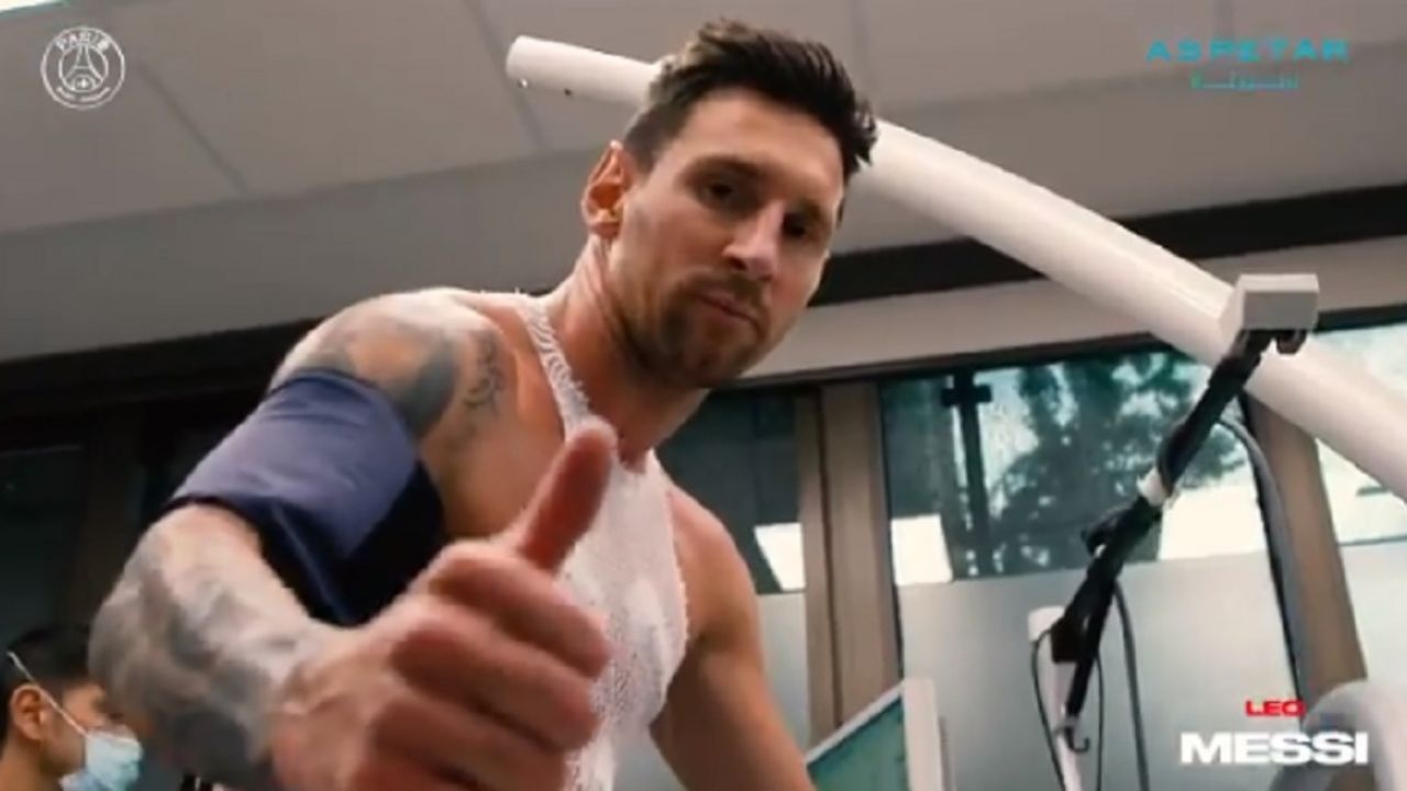 ¡Como nuevo! Así fueron las pruebas médicas de Lionel Messi con el PSG ...