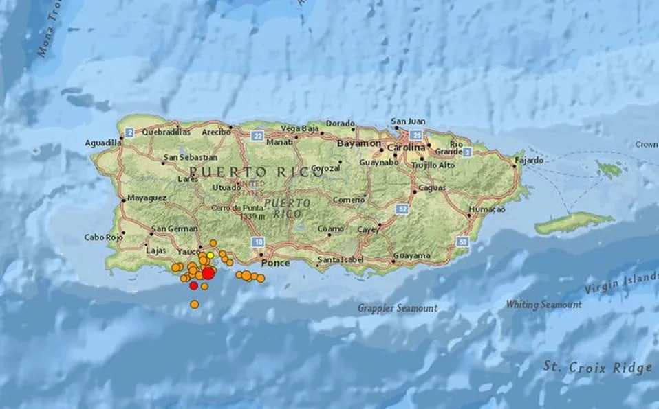 Otro Sismo De Magnitud 5 3 En Puerto Rico Van 10 En Los últimos Cuatro